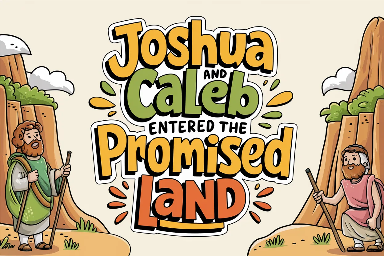 Joshua and Caleb Entered the Promised Land - Faithful Parables