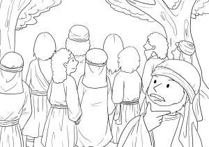 Engage Kids With Zacchaeus Coloring Pages - Faithful Parables