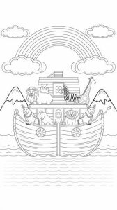 Free Noahs Ark Coloring Pages (Printable PDFs) - Faithful Parables