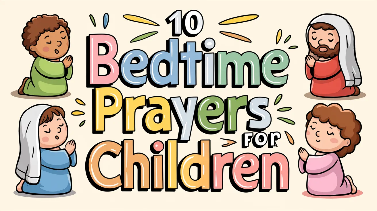 10 Bedtime Prayers for Children - Faithful Parables