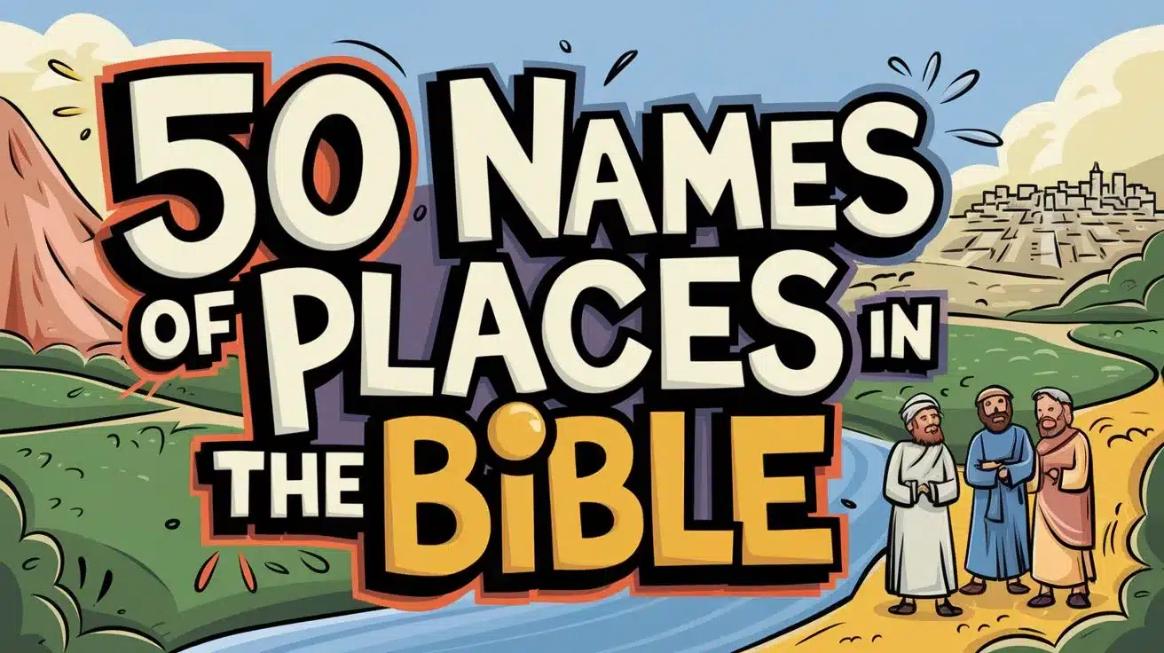 50 Names of Places in the Bible - Faithful Parables
